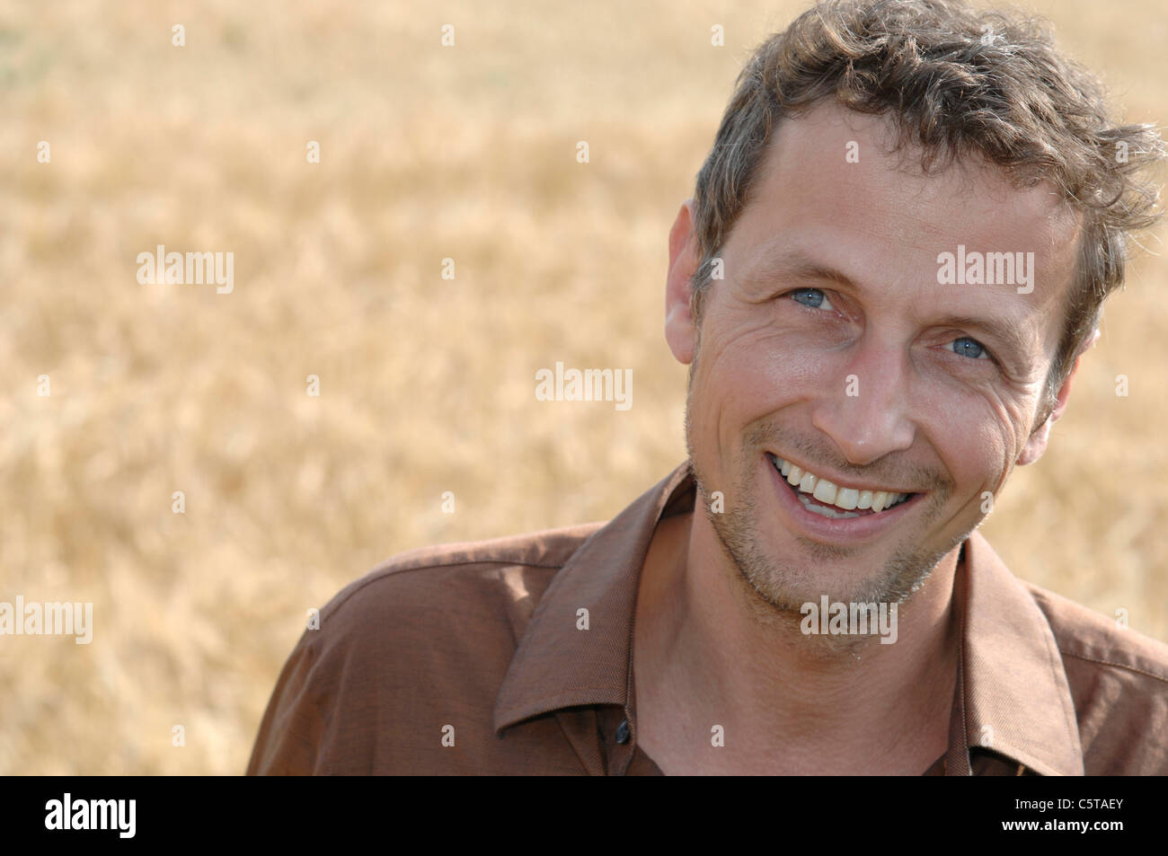 Germany, Bavaria, Man standing on field Stock Photo - Alamy