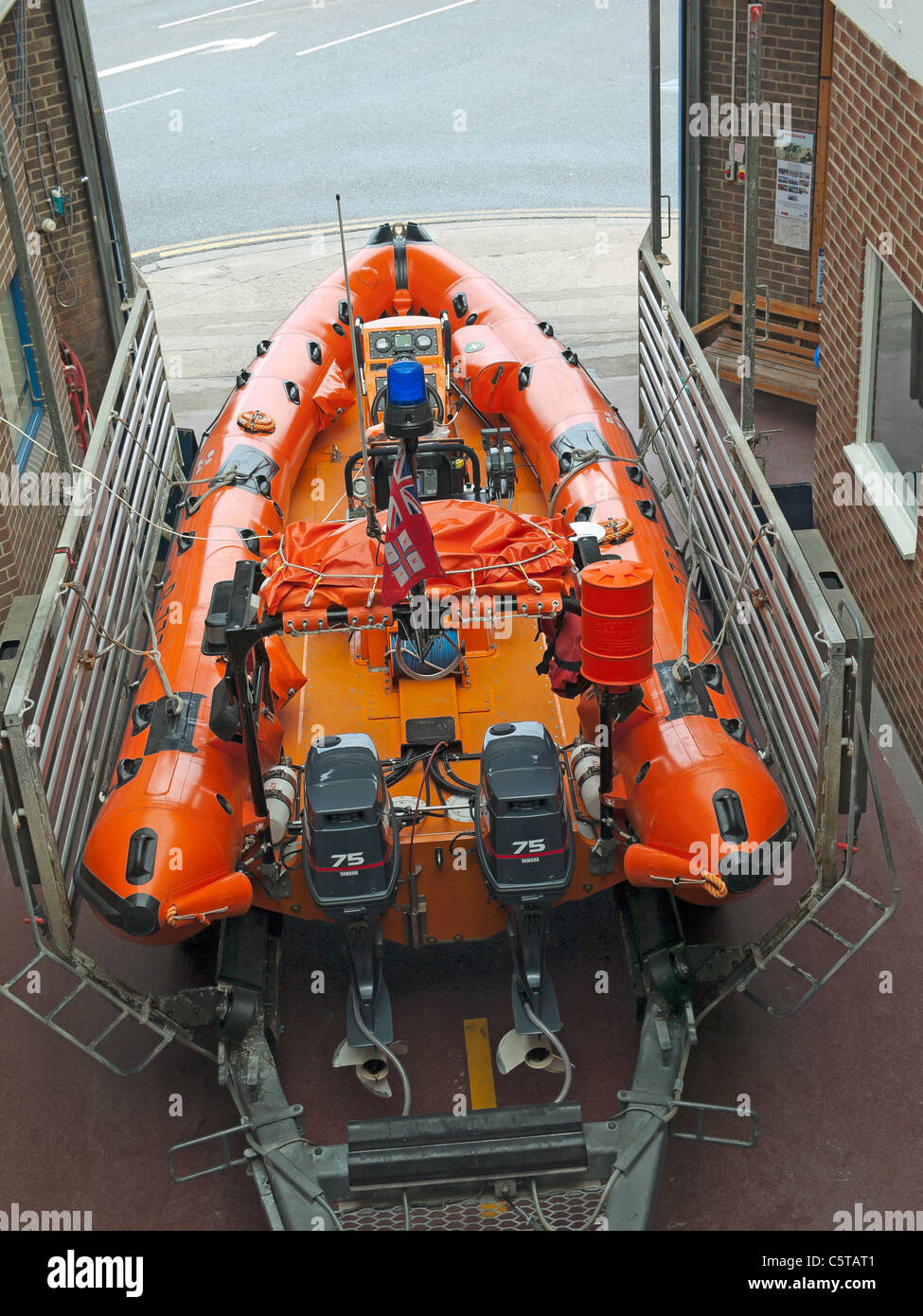 Redcar RNLI inshore lifeboat type IB1 named Jacky Hunsley in the ...