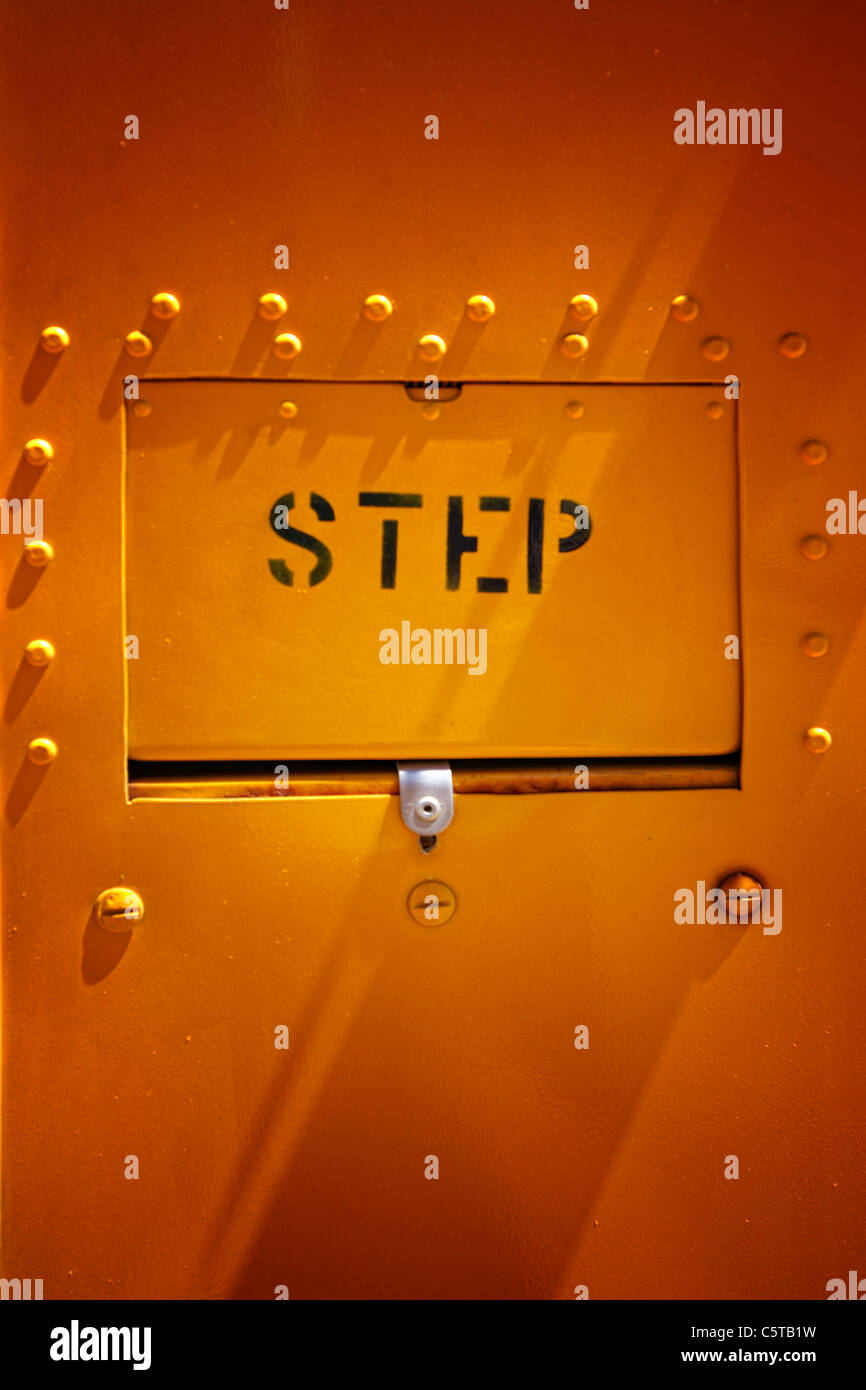 text on an airplane Stock Photo - Alamy