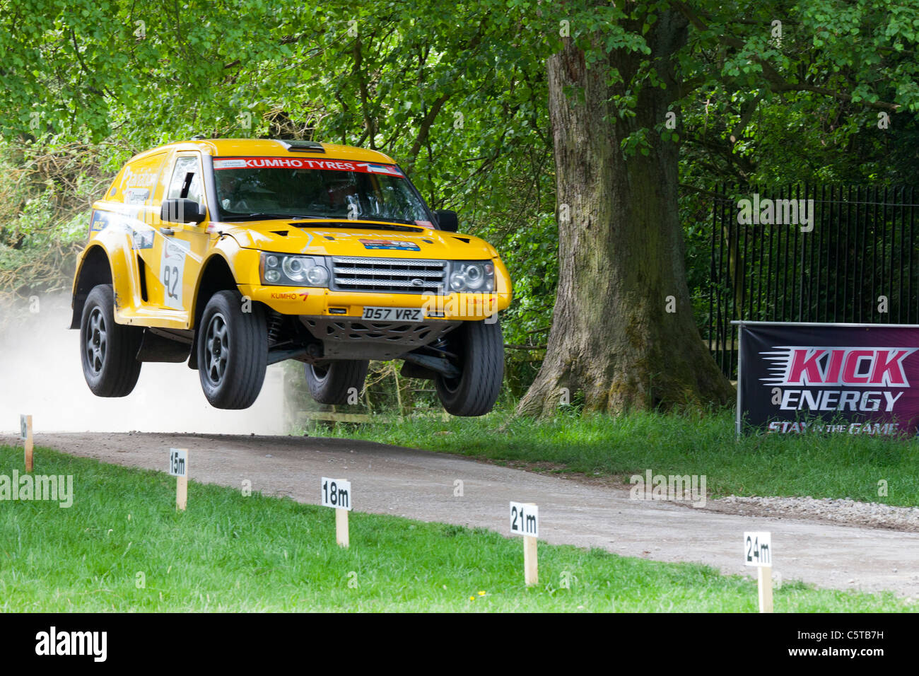 Range Rover Bowler Wildcat at Chatsworth Rally Show Events Stock Photo ...