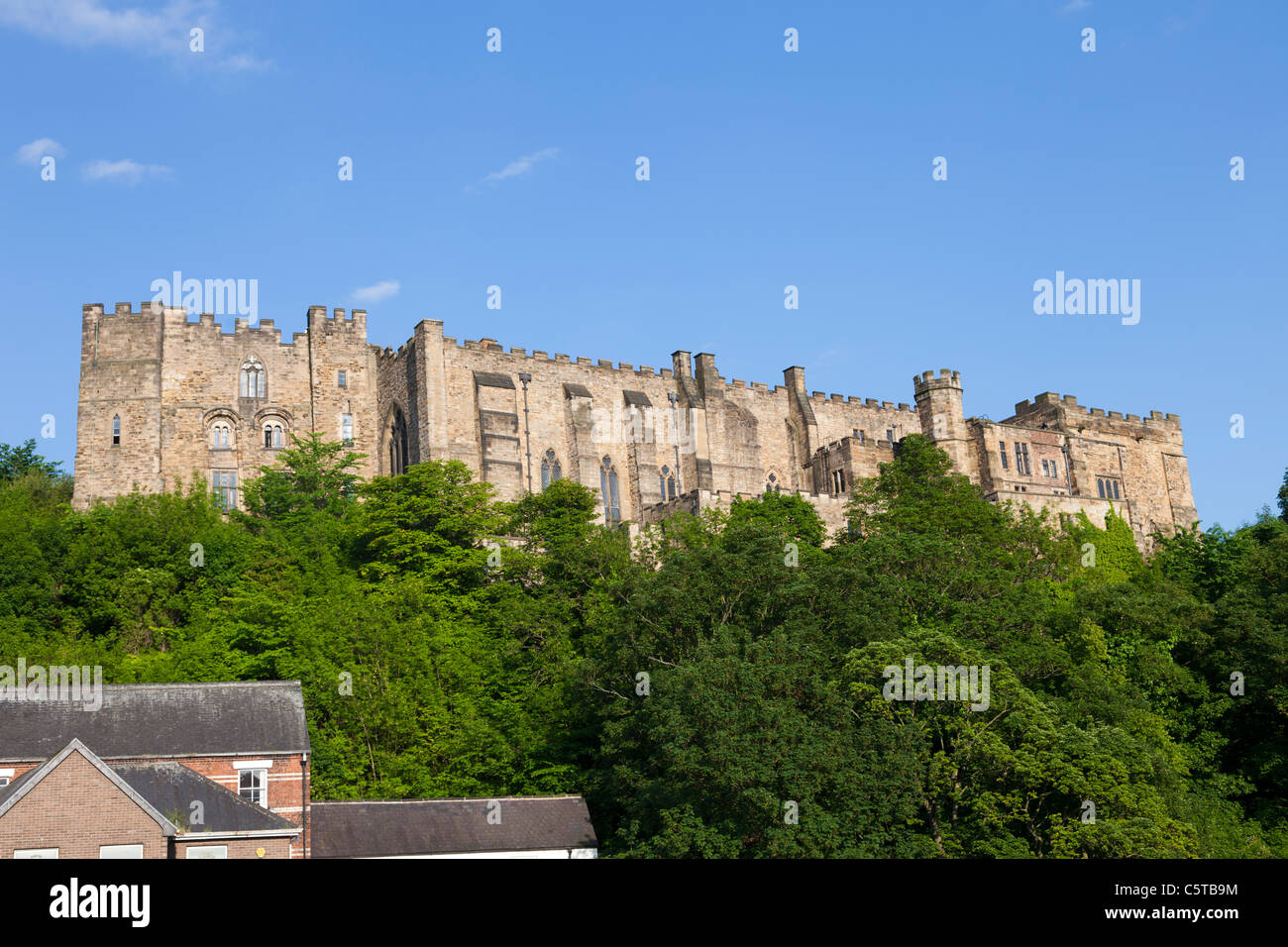 Durham Castle in summer UK Stock Photo - Alamy