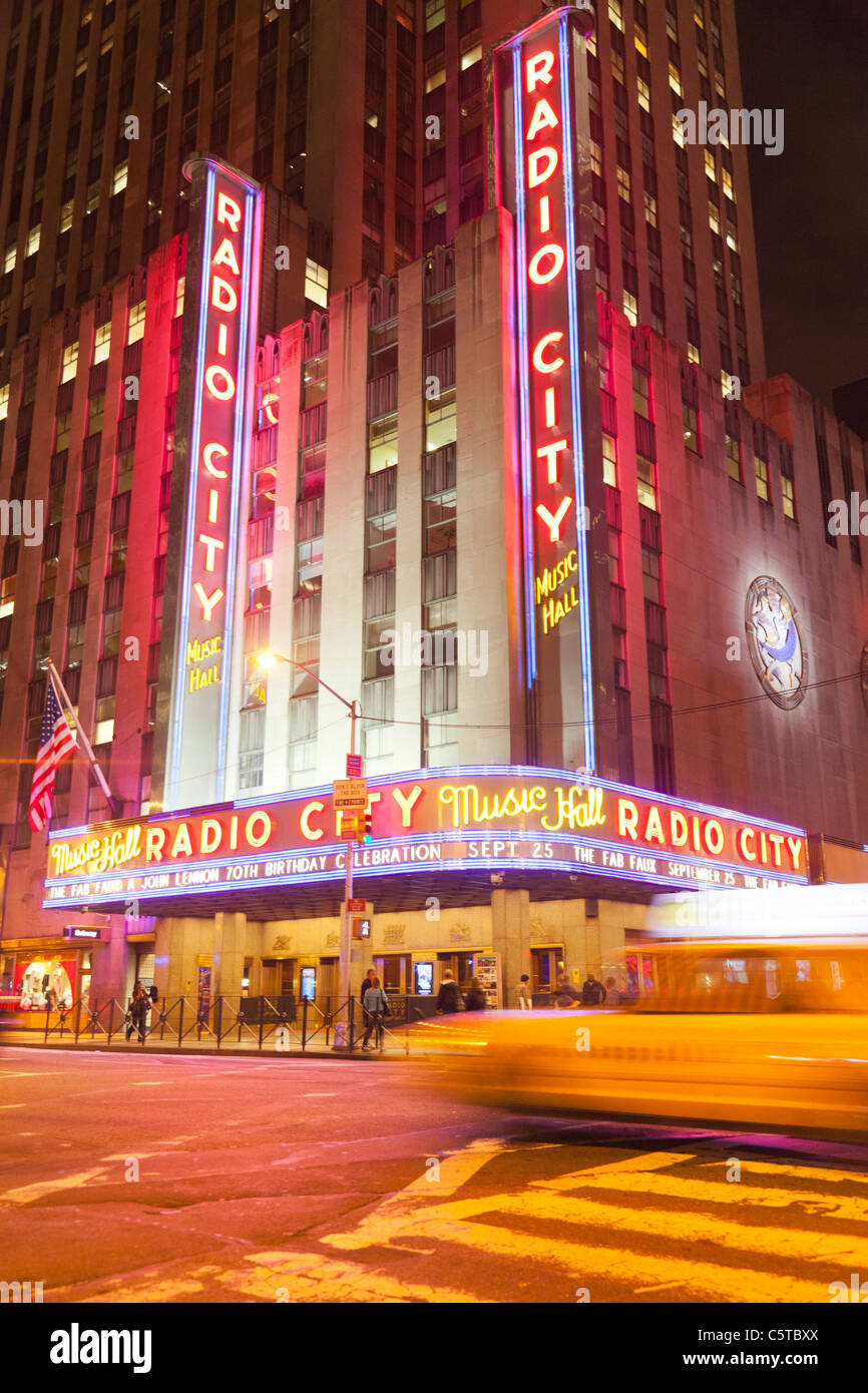 Radio City building New York City USA Stock Photo - Alamy
