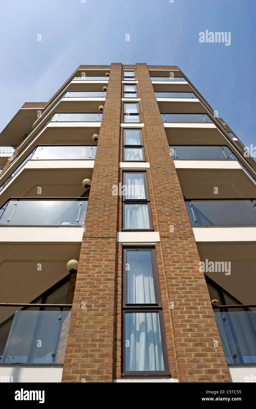 detail of kensington west, a luxury apartment block in hammersmith ...