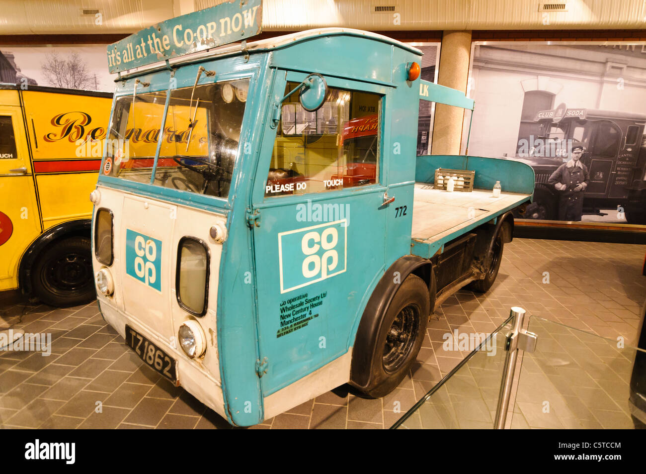 Milk float car hi-res stock photography and images - Alamy