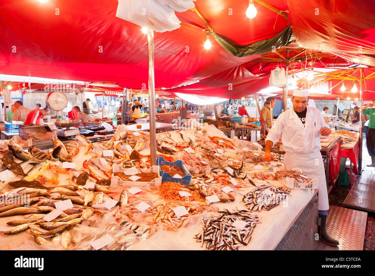 Catania fish market hi-res stock photography and images - Alamy