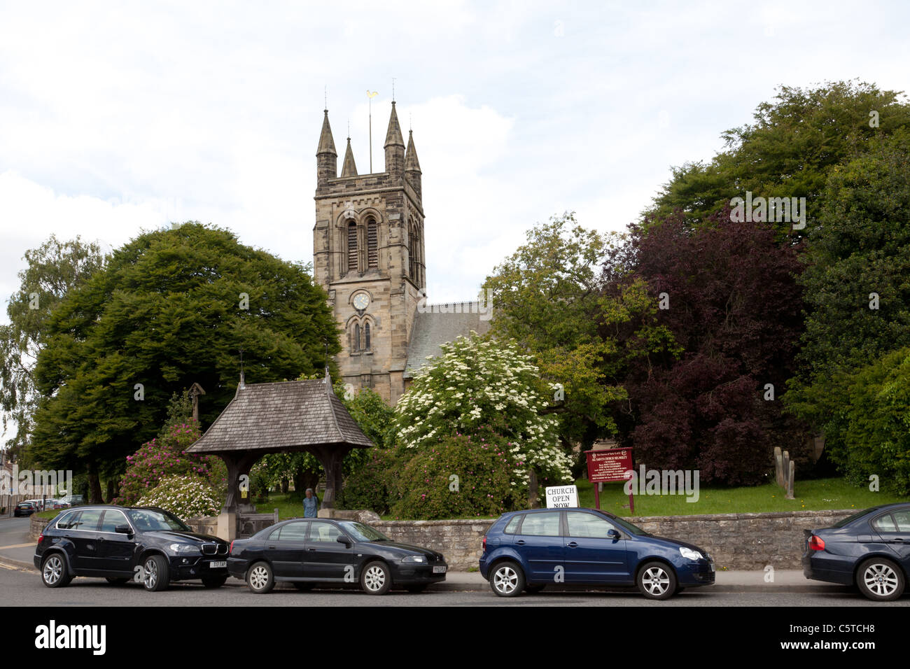 All Saints church in Helmsley,a market town in Yorkshire,UK Stock Photo ...