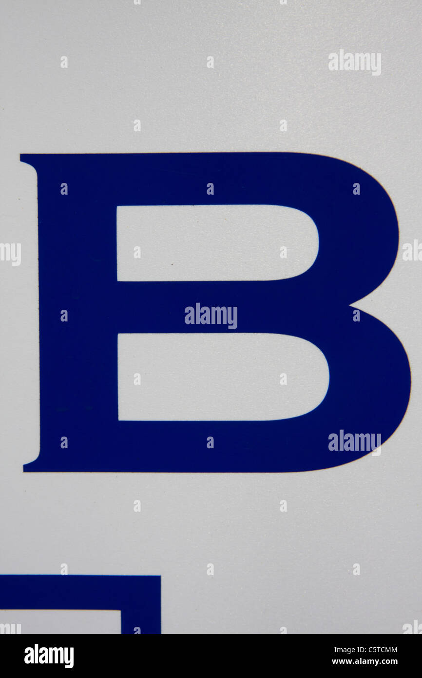 Character R alphabet character letter outside sign Stock Photo - Alamy