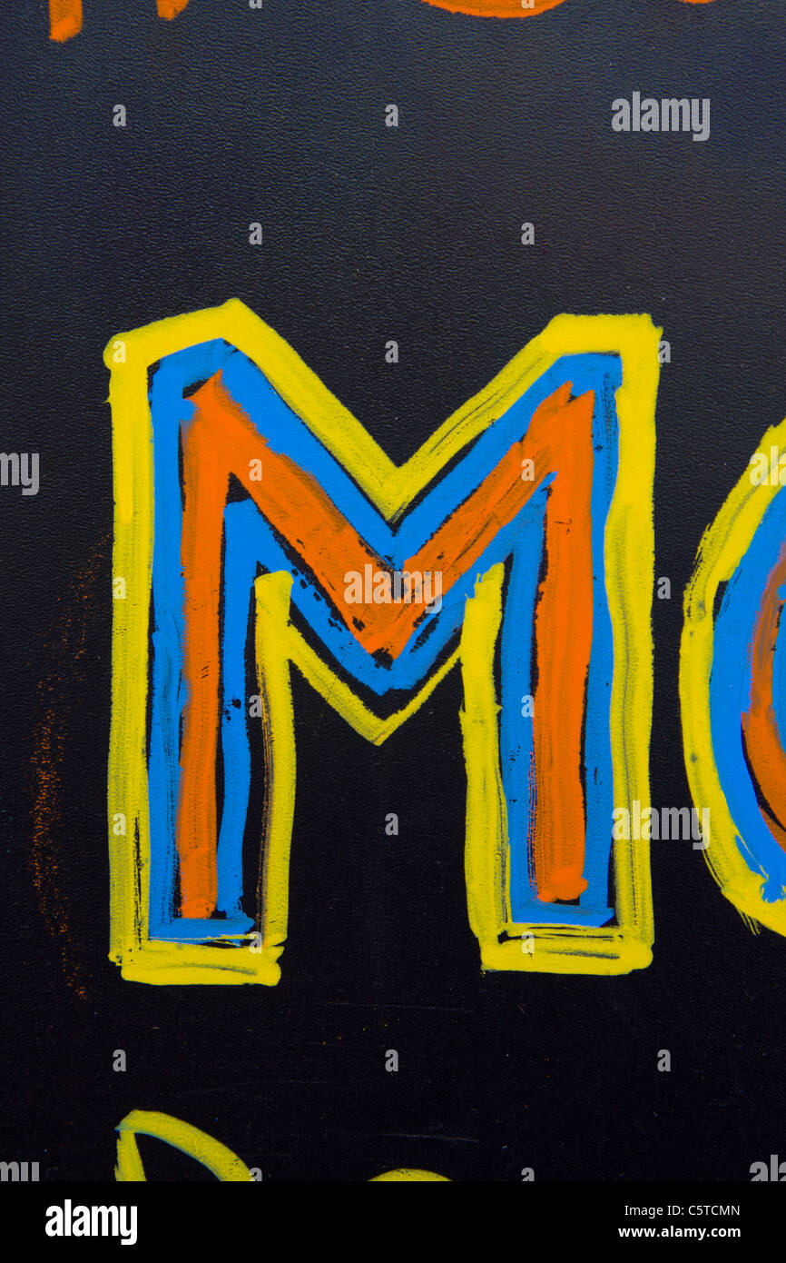 M letter alphabet hi-res stock photography and images - Alamy