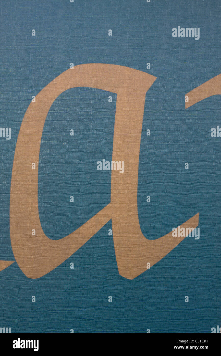 A Character alphabet character letter outside sign Stock Photo - Alamy