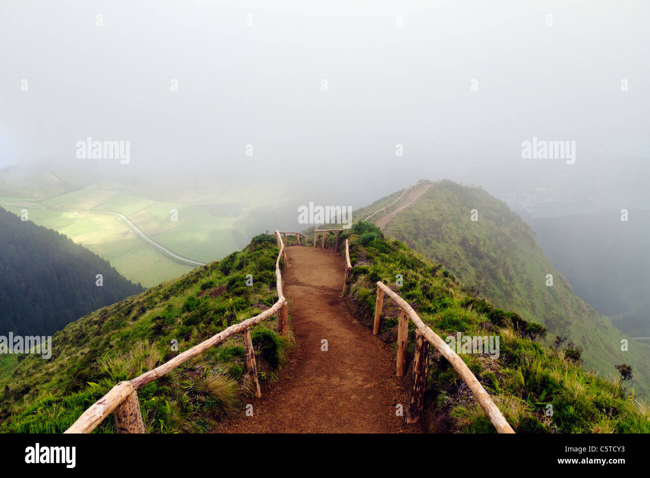 Pico do Canario, São Miguel island, Azores Stock Photo - Alamy