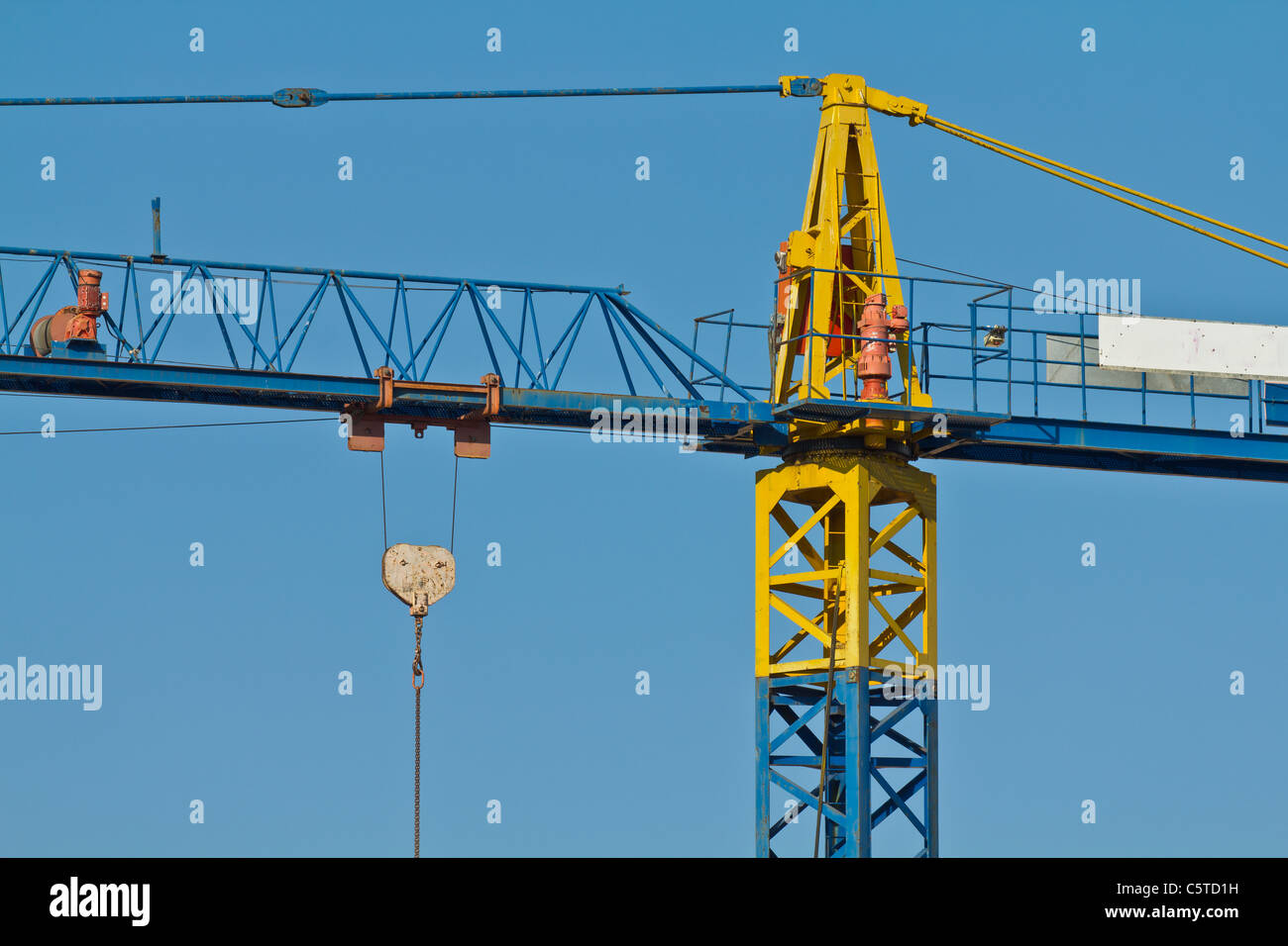 Close up details of a crane Stock Photo - Alamy