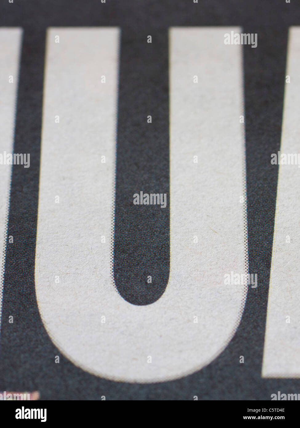 U alphabet hi-res stock photography and images - Alamy