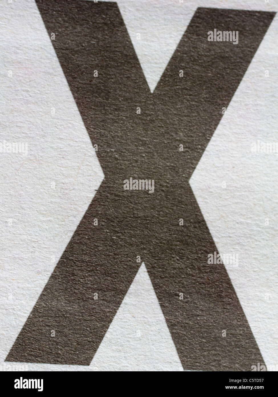 Character X alphabet character letter photograph Stock Photo - Alamy