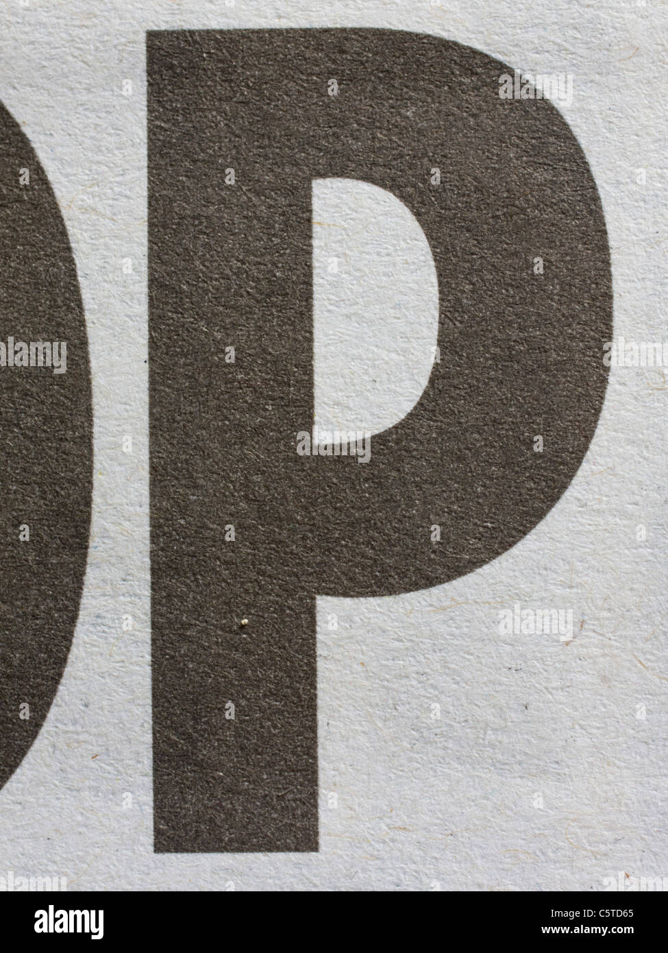 Character P alphabet character letter photograph Stock Photo - Alamy