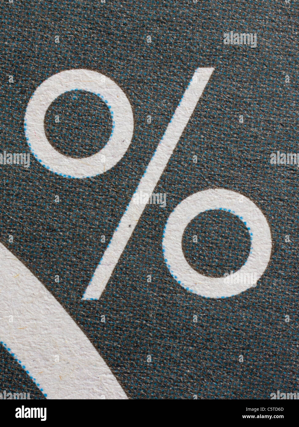 % alphabet character photograph percent percentage Stock Photo - Alamy