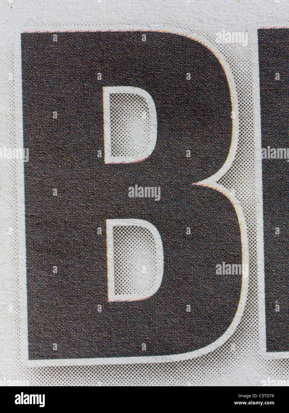 B Character alphabet character letter outside sign Stock Photo - Alamy