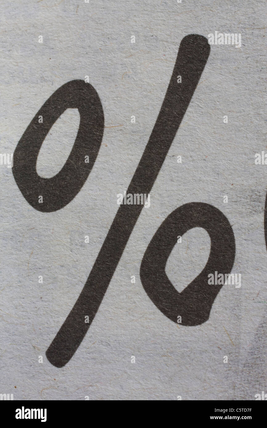 % alphabet character photograph percent percentage Stock Photo - Alamy