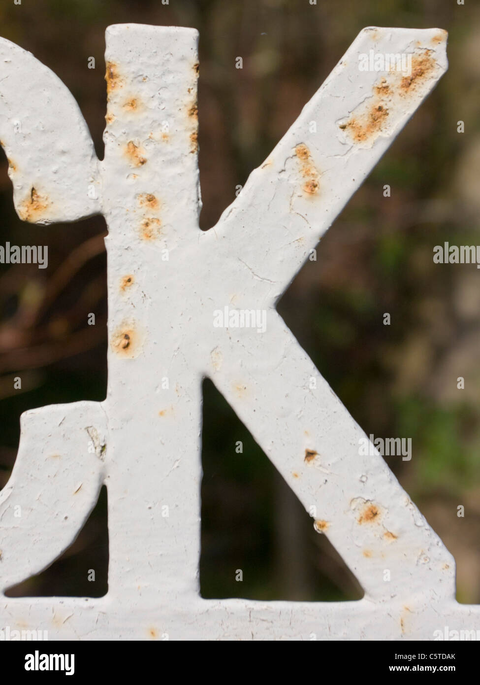 Character K character letter photograph Stock Photo - Alamy