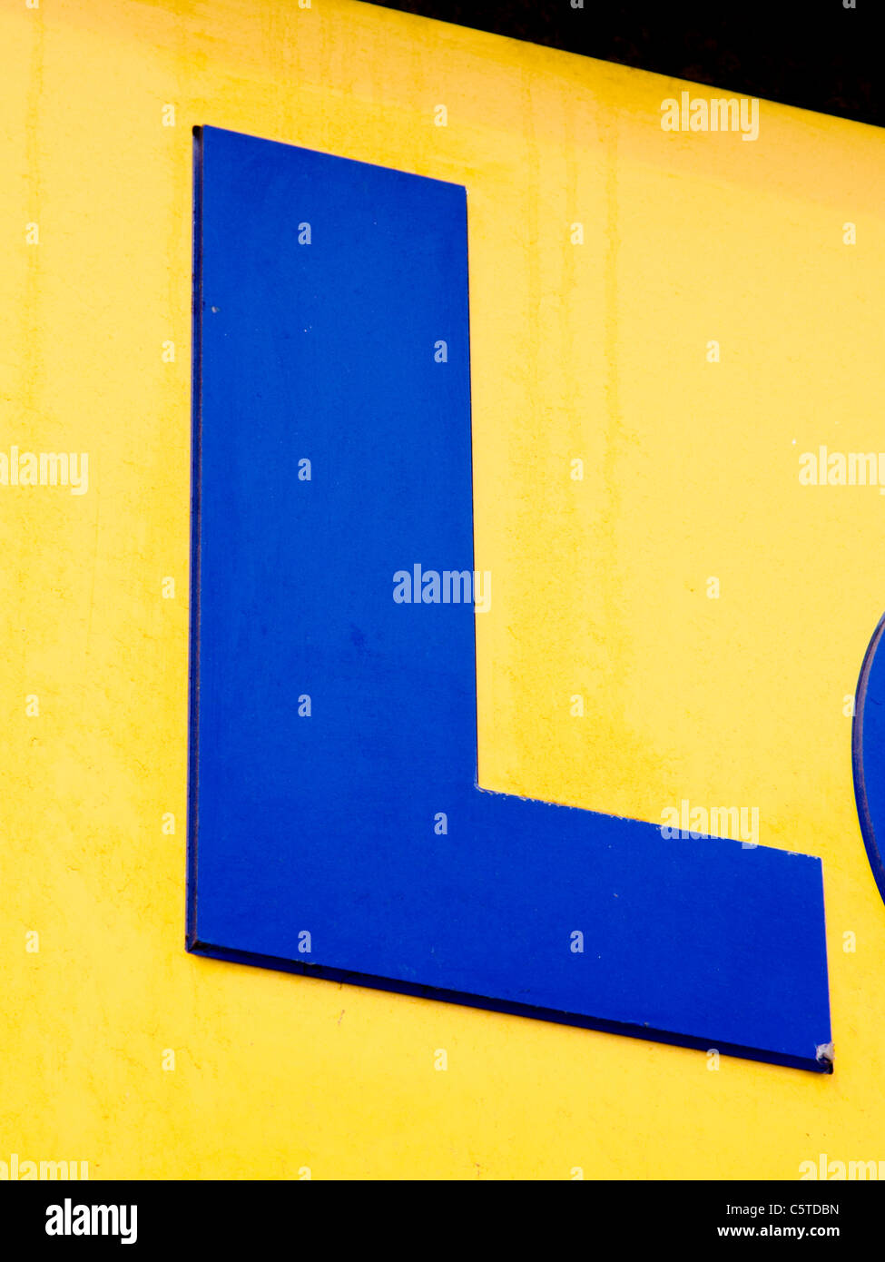 Character L character letter photograph Stock Photo - Alamy