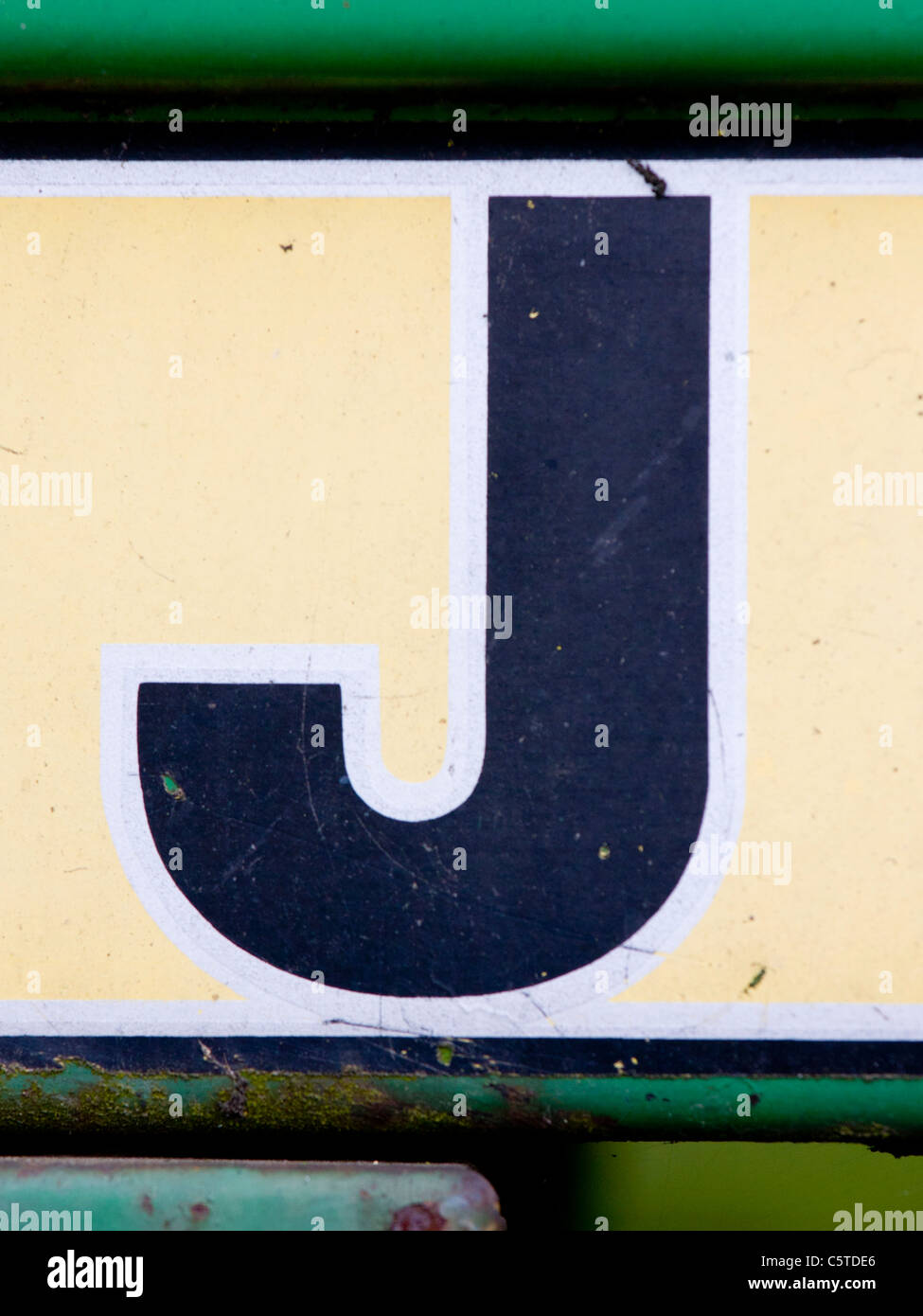 Character J character letter photograph Stock Photo - Alamy