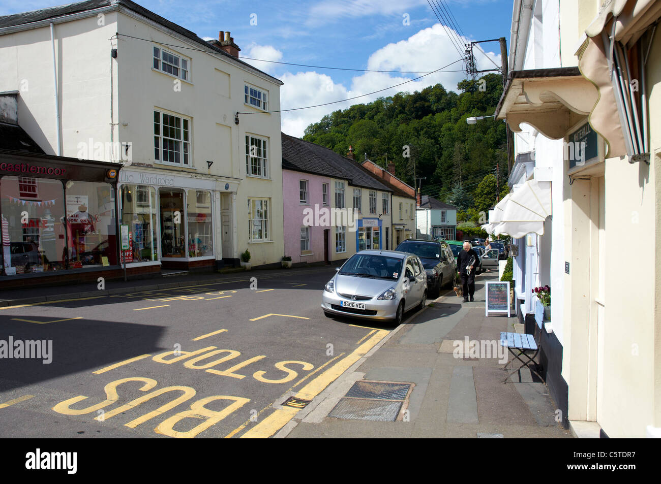 Dulverton, a small town on the edge of Exmoor National Park in Somerset ...
