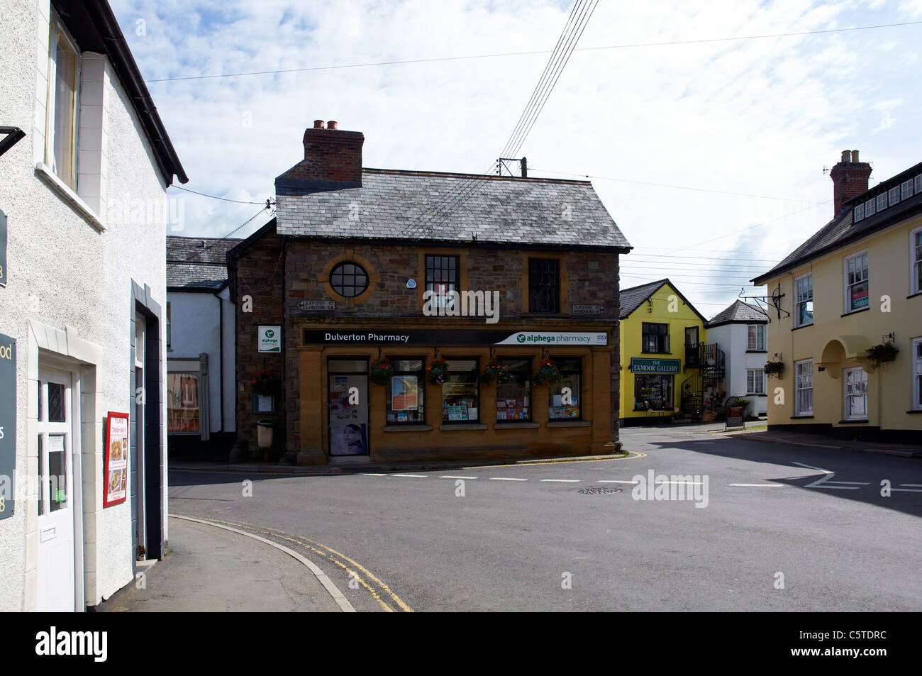 Dulverton, a small town on the edge of Exmoor National Park in Somerset ...