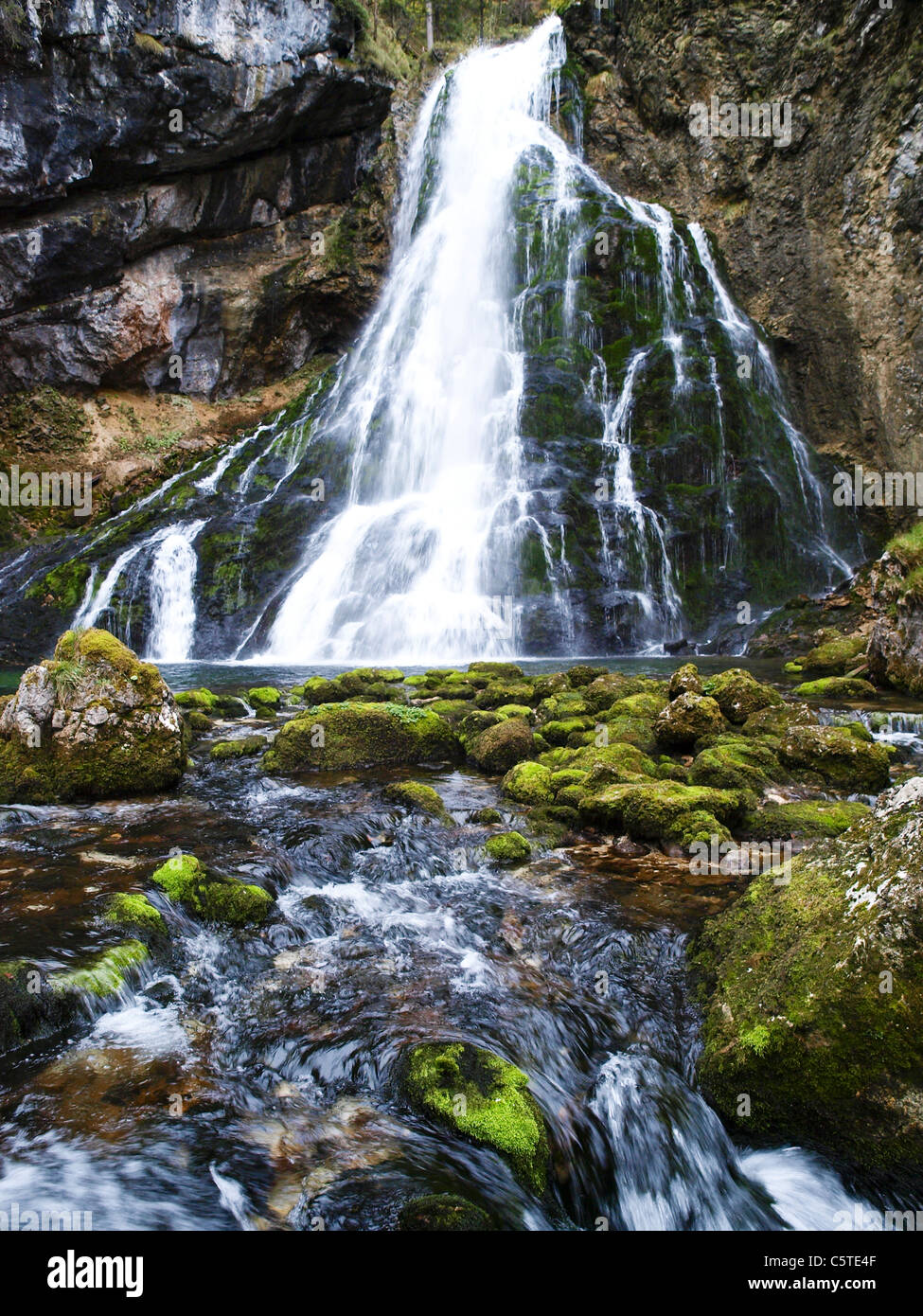waterfall, Austria, Lower Austria, Southern Lower Austria Stock Photo ...