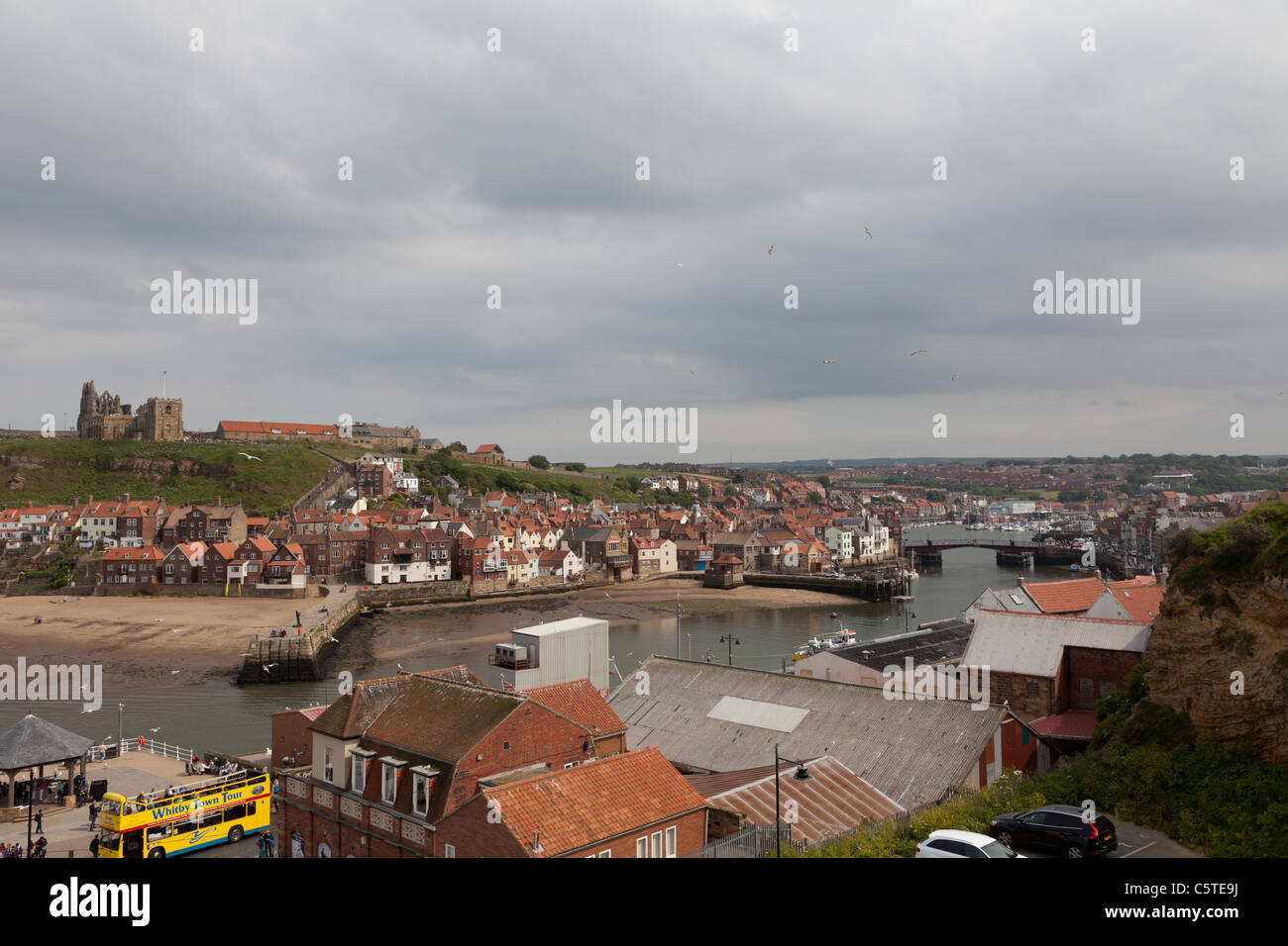 Whitby,a fishing village and tourist attraction on the east coast of ...