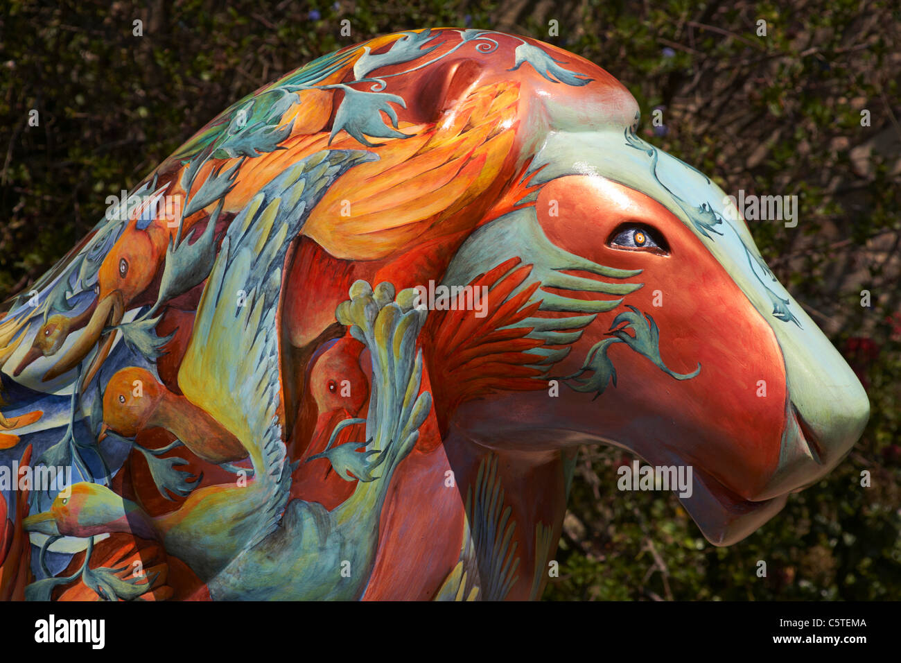 one of 50 lions on display for Pride in Bournemouth Lion display ...