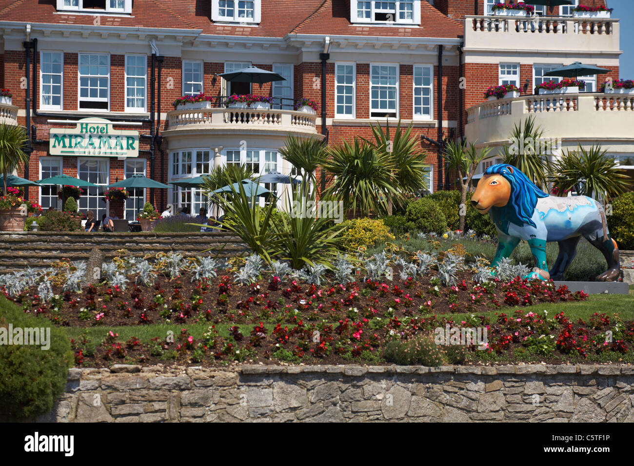 one of 50 lions on display for Pride in Bournemouth Lion display ...
