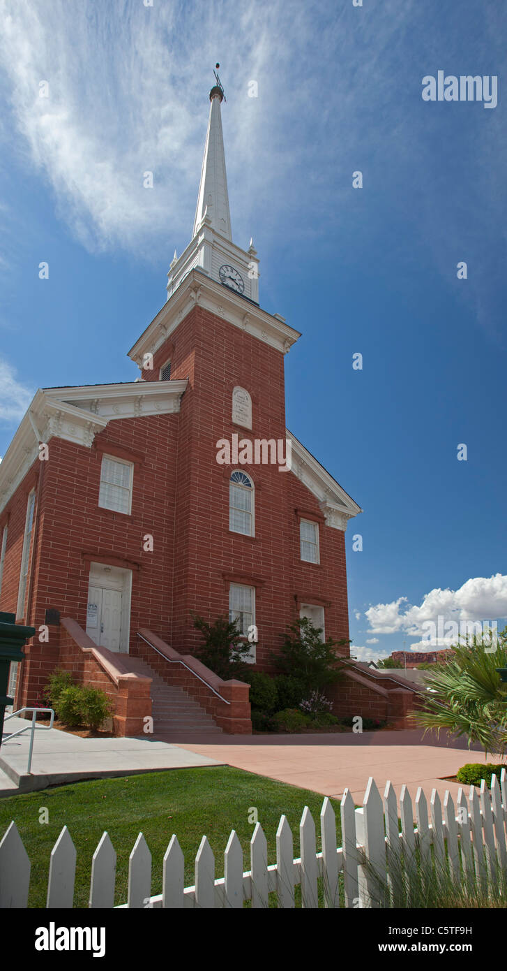 St. George, Utah - The St. George Mormon Tabernacle Stock Photo - Alamy