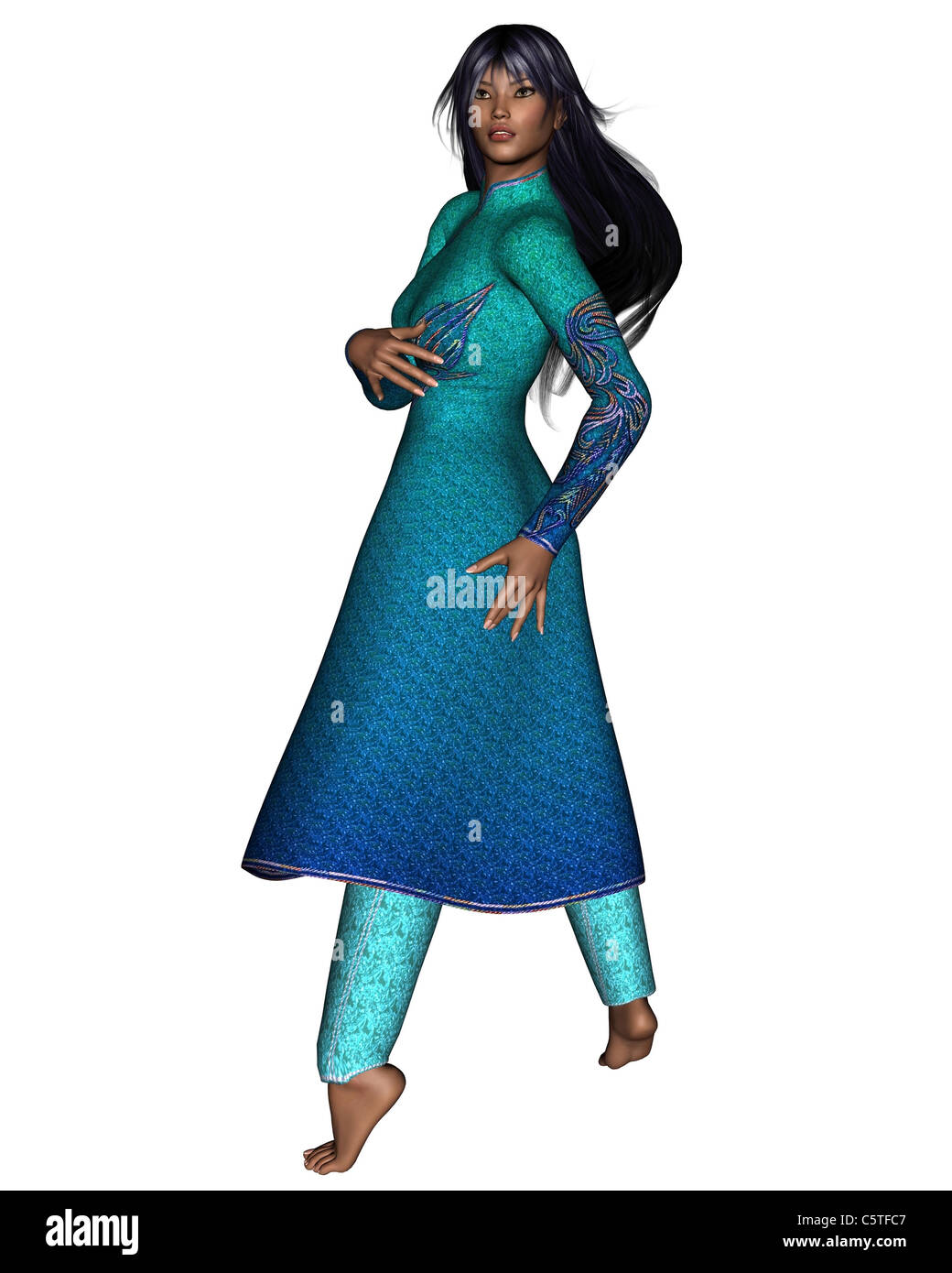 Pretty young asian woman turning hi-res stock photography and images ...