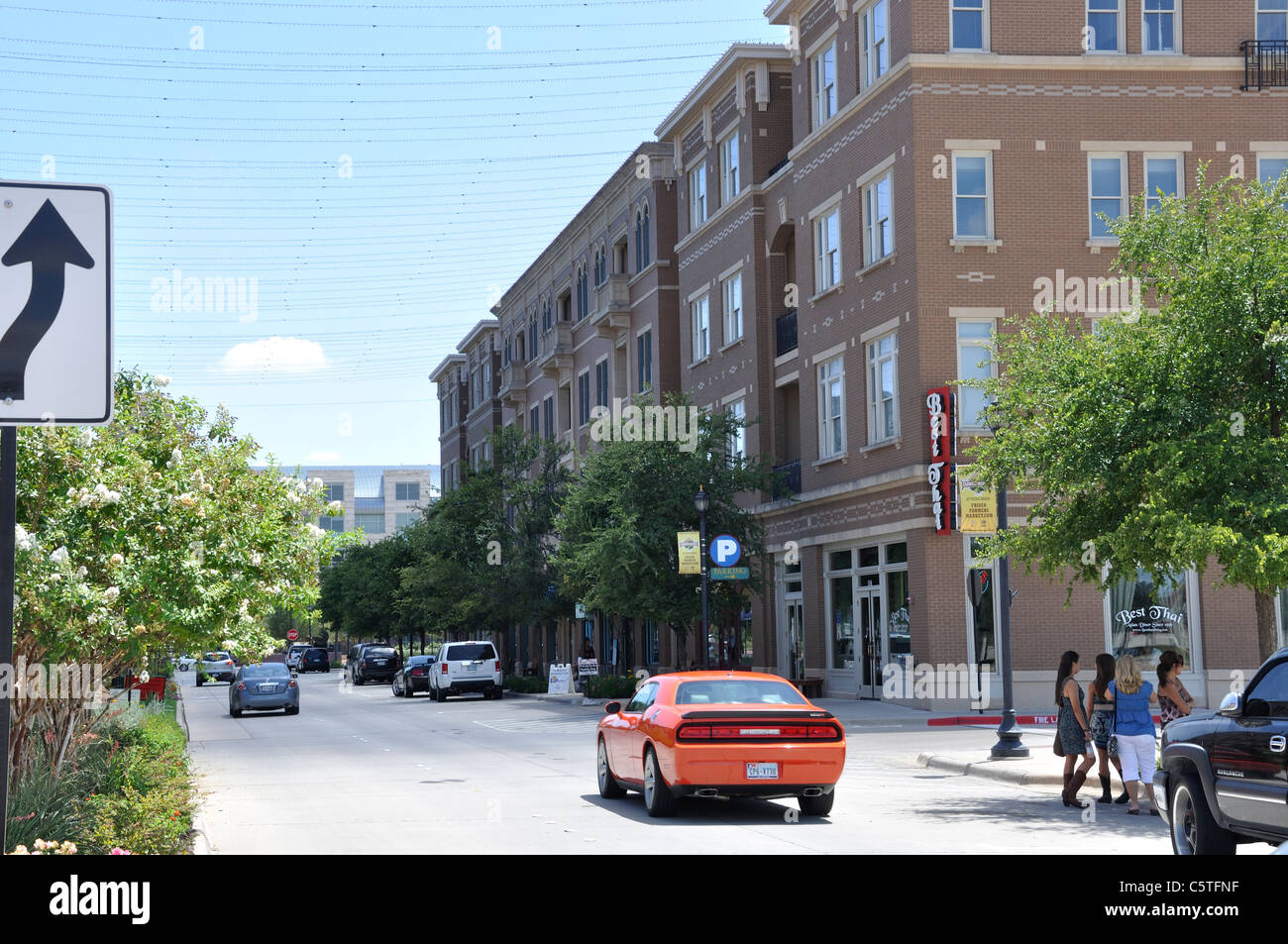 Frisco texas street downtown hi-res stock photography and images - Alamy