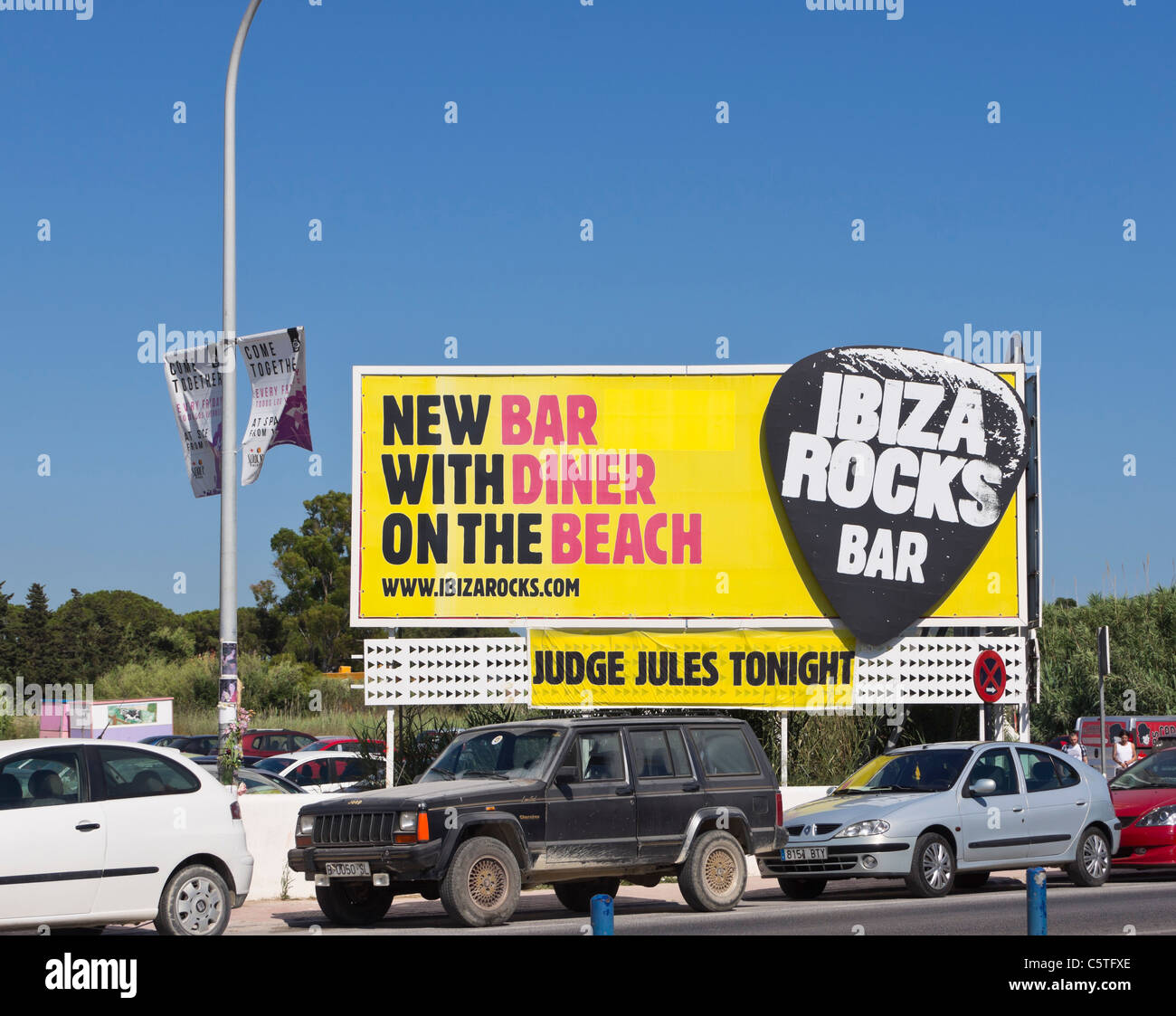 Ibiza nightclub billboard poster hi-res stock photography and images ...