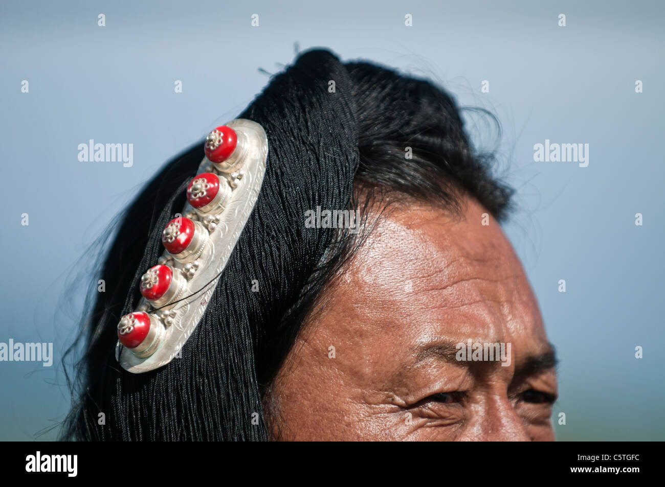 Tibetan hair jewelry hi-res stock photography and images - Alamy