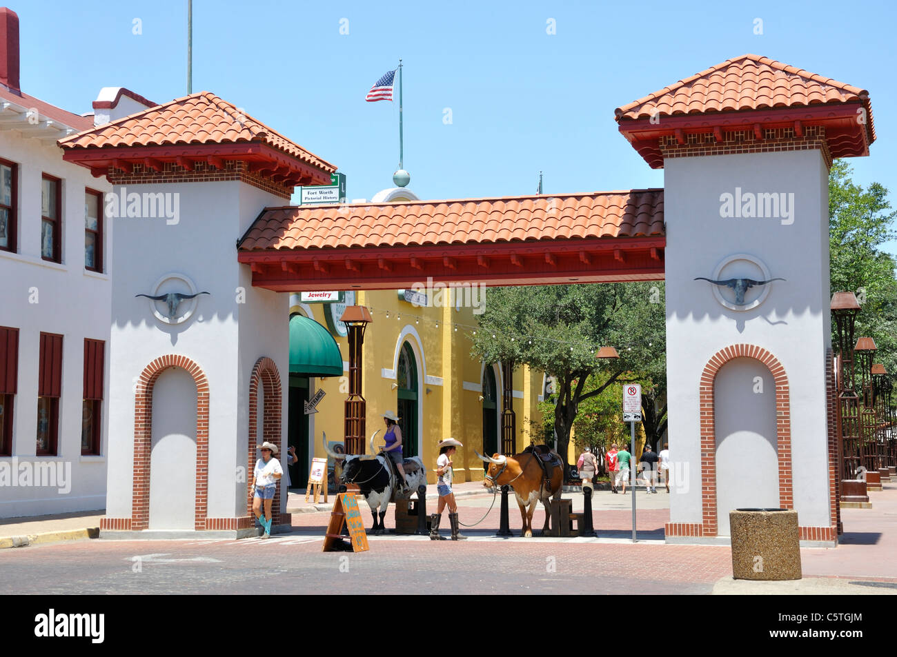 Stockyards, Fort Worth, Texas, USA Stock Photo - Alamy