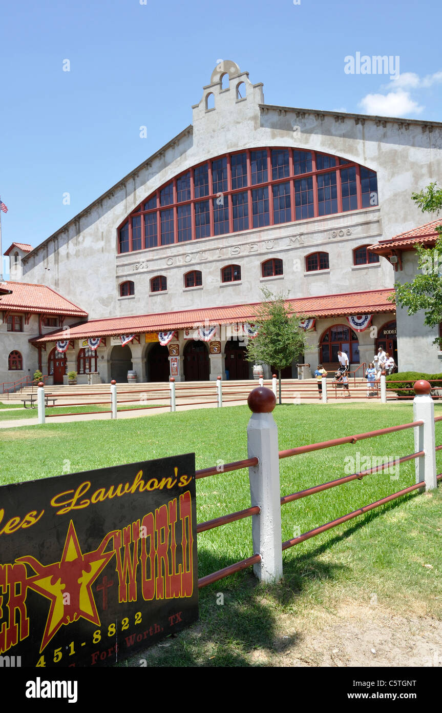 Rodeo stadium, Stockyards, Fort Worth, Texas, USA Stock Photo - Alamy
