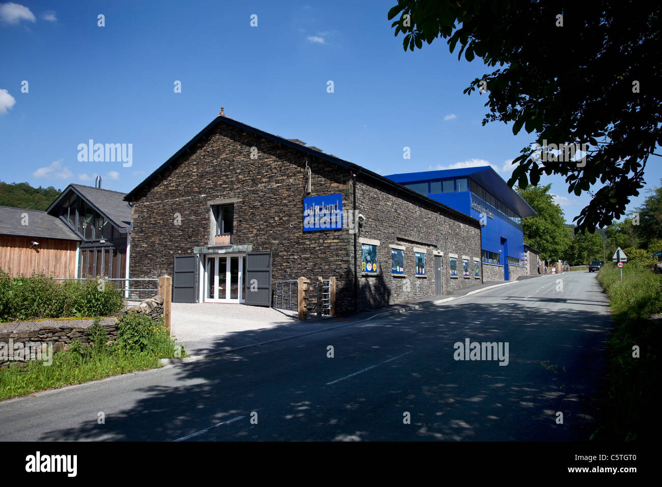 Exterior of the Lakeland Motor Museum in Backbarrow, Nr Newby Bridge ...