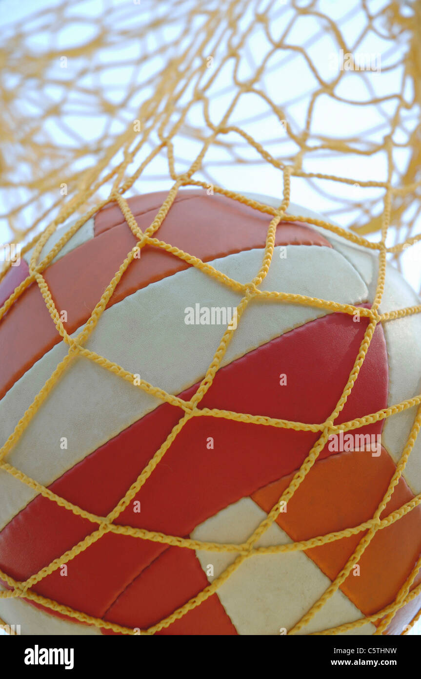 Soccer ball in net hi-res stock photography and images - Alamy
