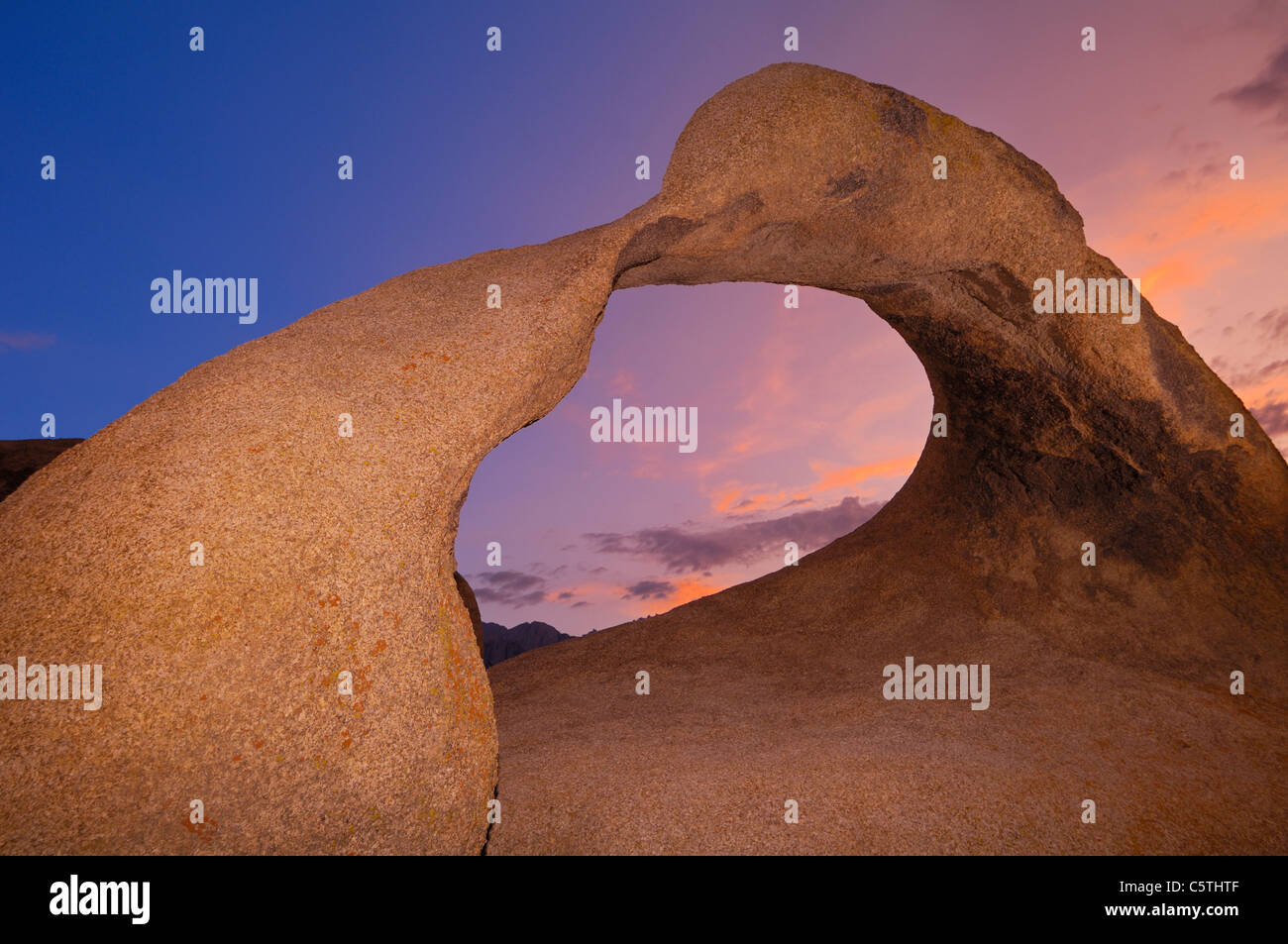 USA, California, Mobius Arch, close-up Stock Photo - Alamy