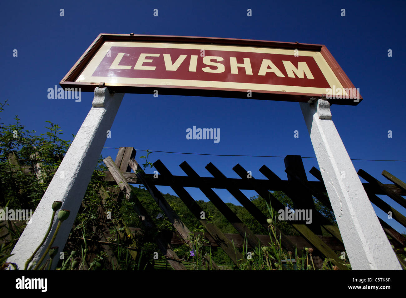 Levisham Railway Station, Ryedale, North Yorkshire Moors. The station ...