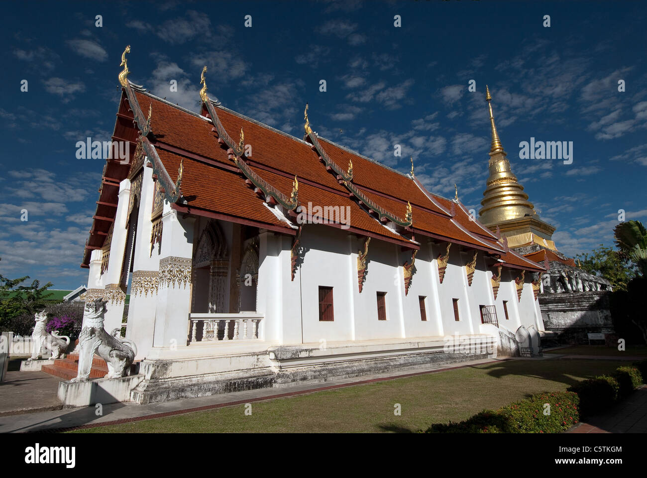 Wat Chang Kham NanThailand Stock Photo - Alamy