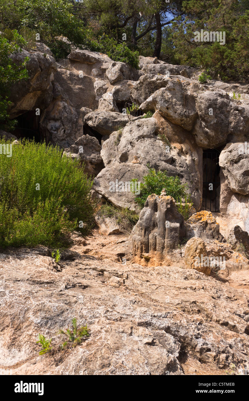 Ibiza, Balearics, Spain - Es Cuieram Punic temple to goddess Tanith and ...