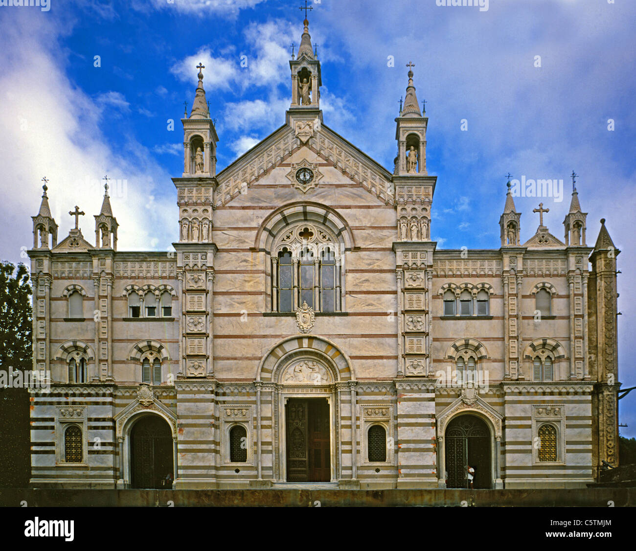 Rapallo. Sanctuary N.S. of Montallegro Stock Photo - Alamy