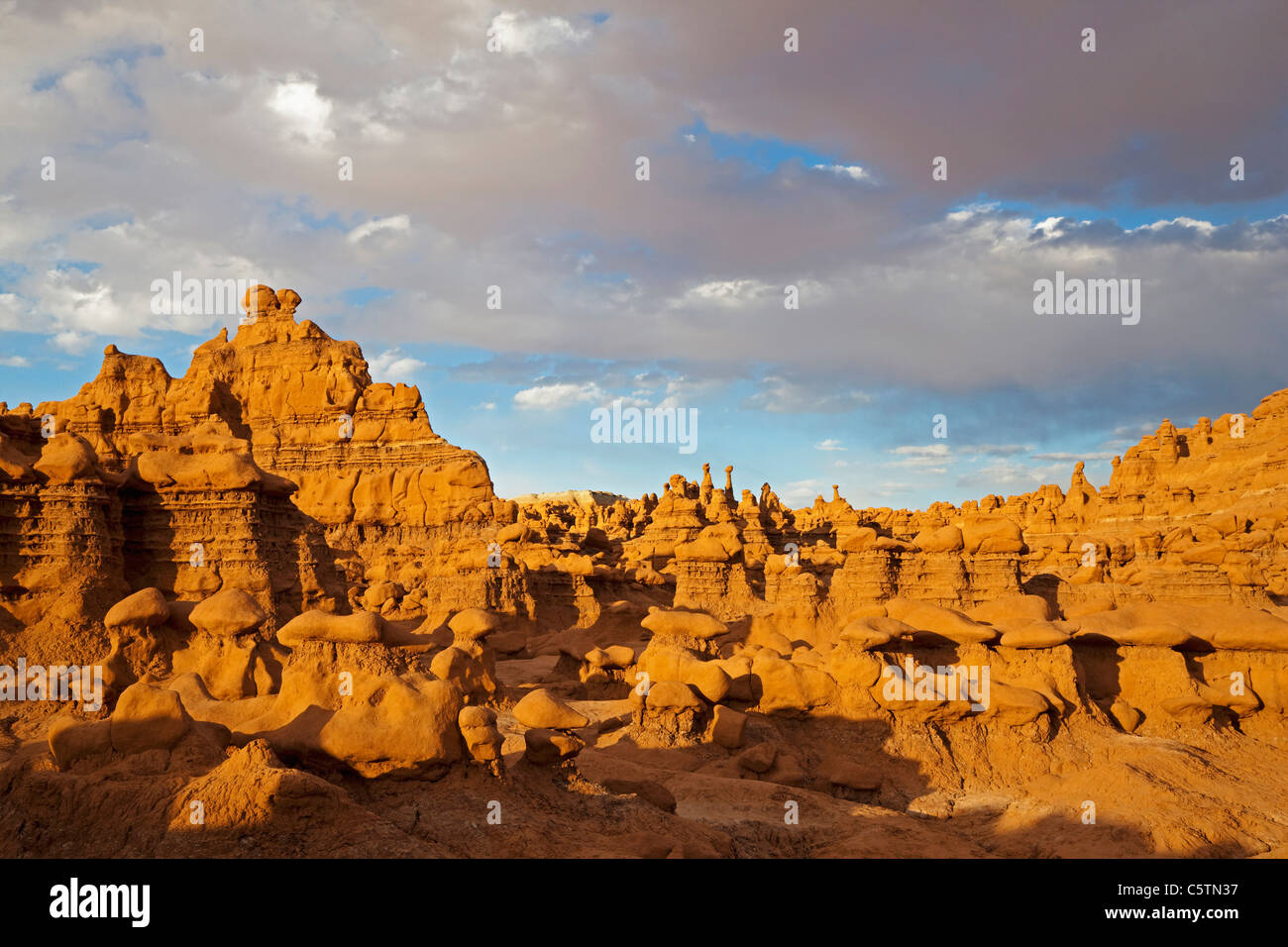 USA, Utah, Goblin Valley, San Rafael Swell, Rock formations Stock Photo ...
