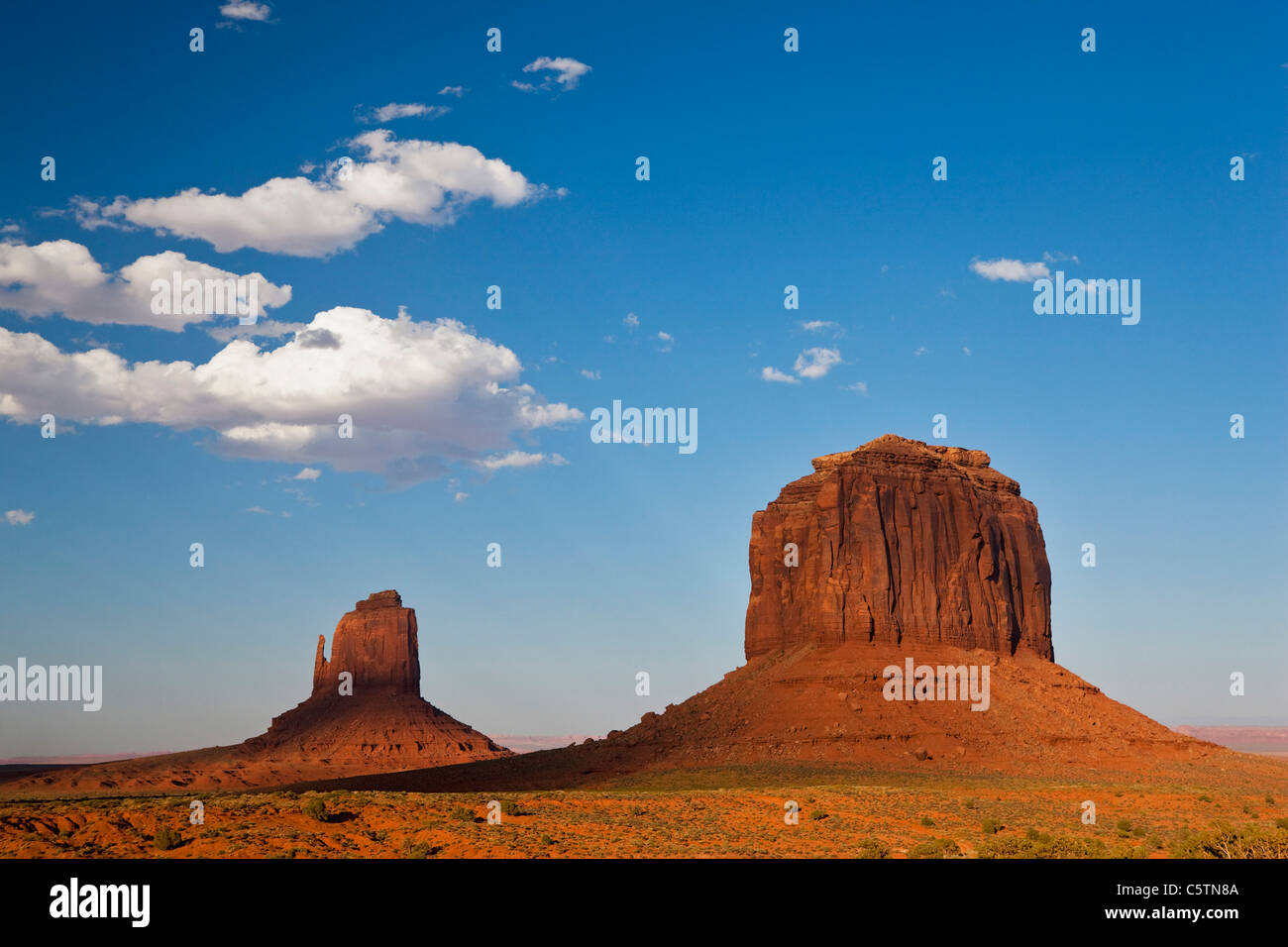 USA, Arizona, Monument Valley Tribal Park, West Mitten Butte Stock ...