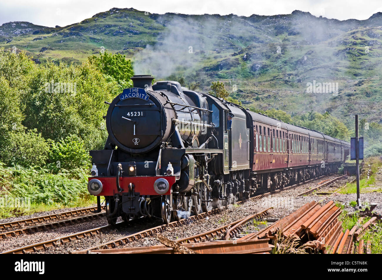 Jacobite Steam Train Station Stock Photos & Jacobite Steam Train ...