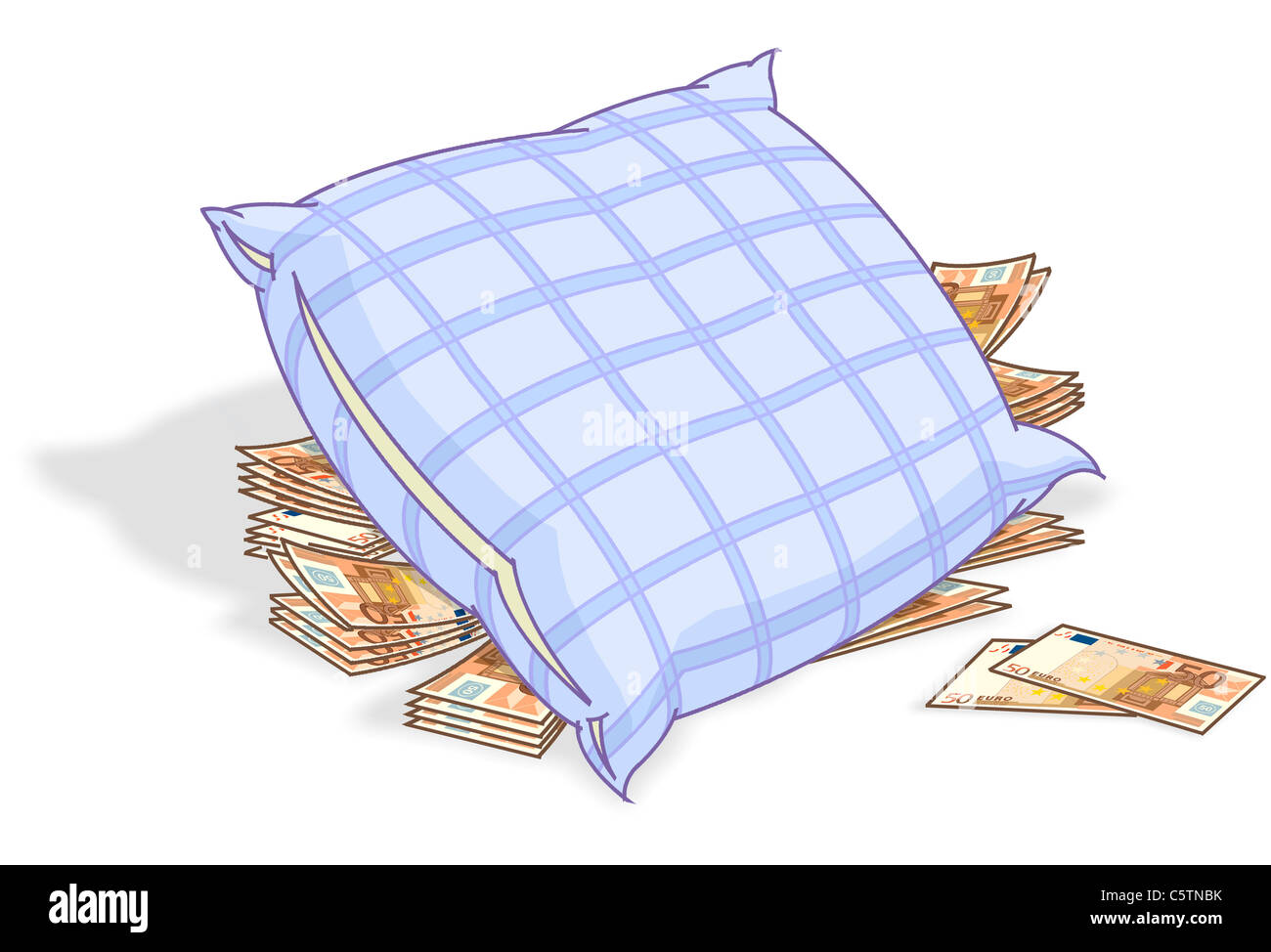 Money under pillow hi-res stock photography and images - Alamy