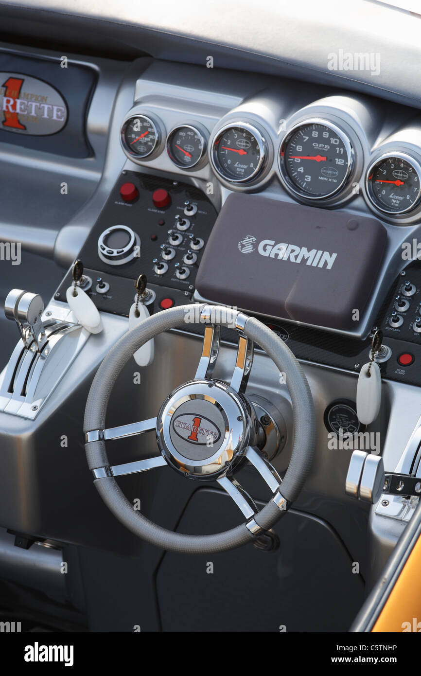cigarette 1 racing boat in St Tropez harbour Stock Photo - Alamy