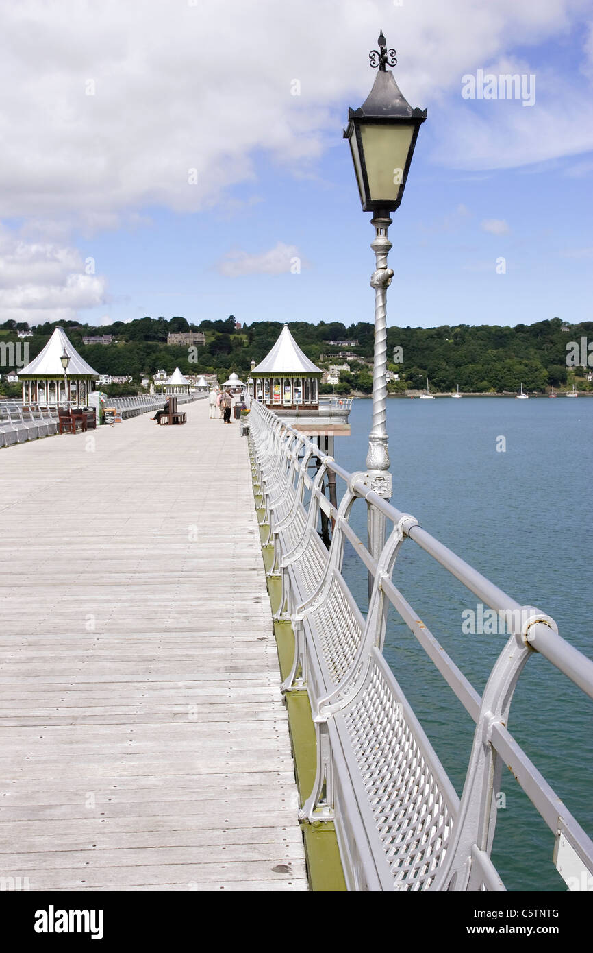 The Victorian Pier at Bangor in Gwynedd, North Wales Stock Photo - Alamy